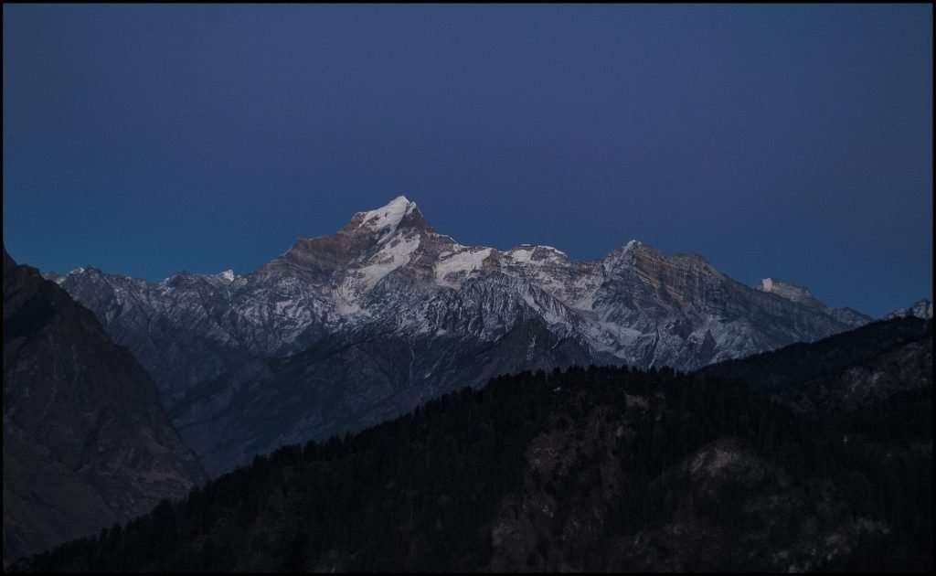 a swansong of the sun… musings on Dunagiri Peak, Garhwal Himalaya